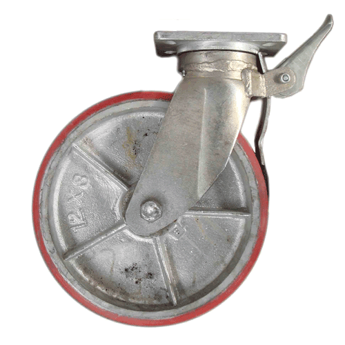 Ring Lock System Scaffolding 12"x3" HD Locking Caster – ScaffoldExpress.com