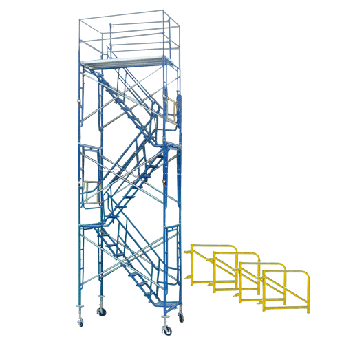 21Ft Rolling Stair Scaffold Tower Kit - The Scaffold Warehouse ...
